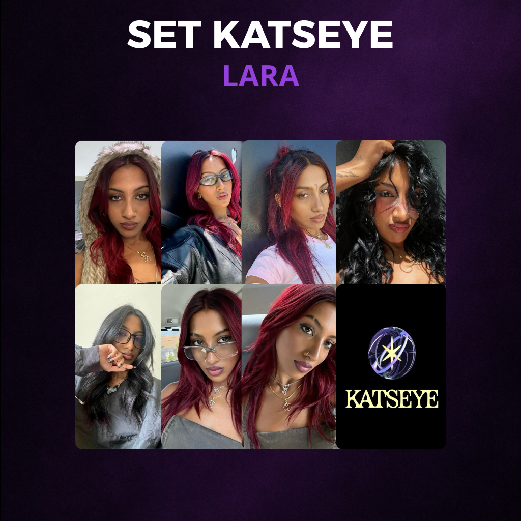 Photocard K-pop KATSEYE – Set Selca Fanmade Aesthetic (Daniela, Lara ...