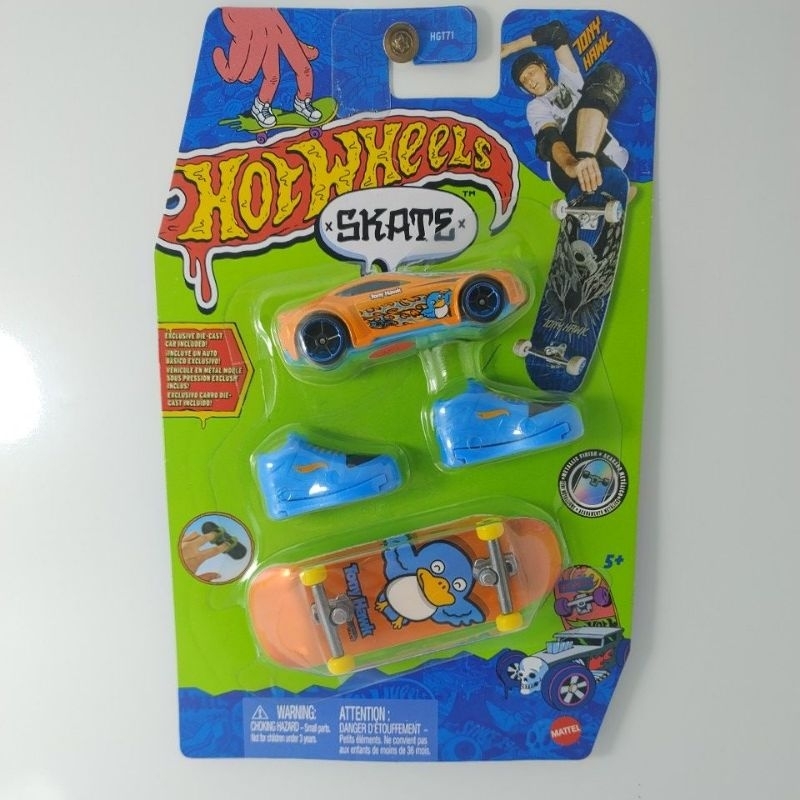 Hot Wheels - Conjunto Skate Tony Hawk + Carrinho Torque Twister ...
