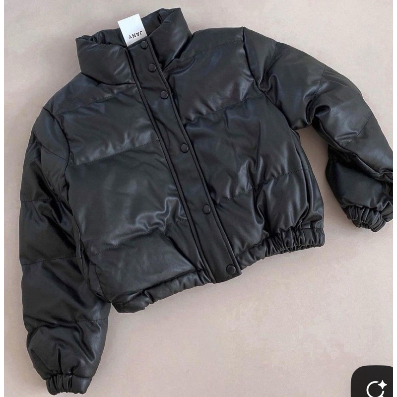 Jaqueta Puffer Feminina Forrada Estilosa Estilo Gringa Motoqueira ...