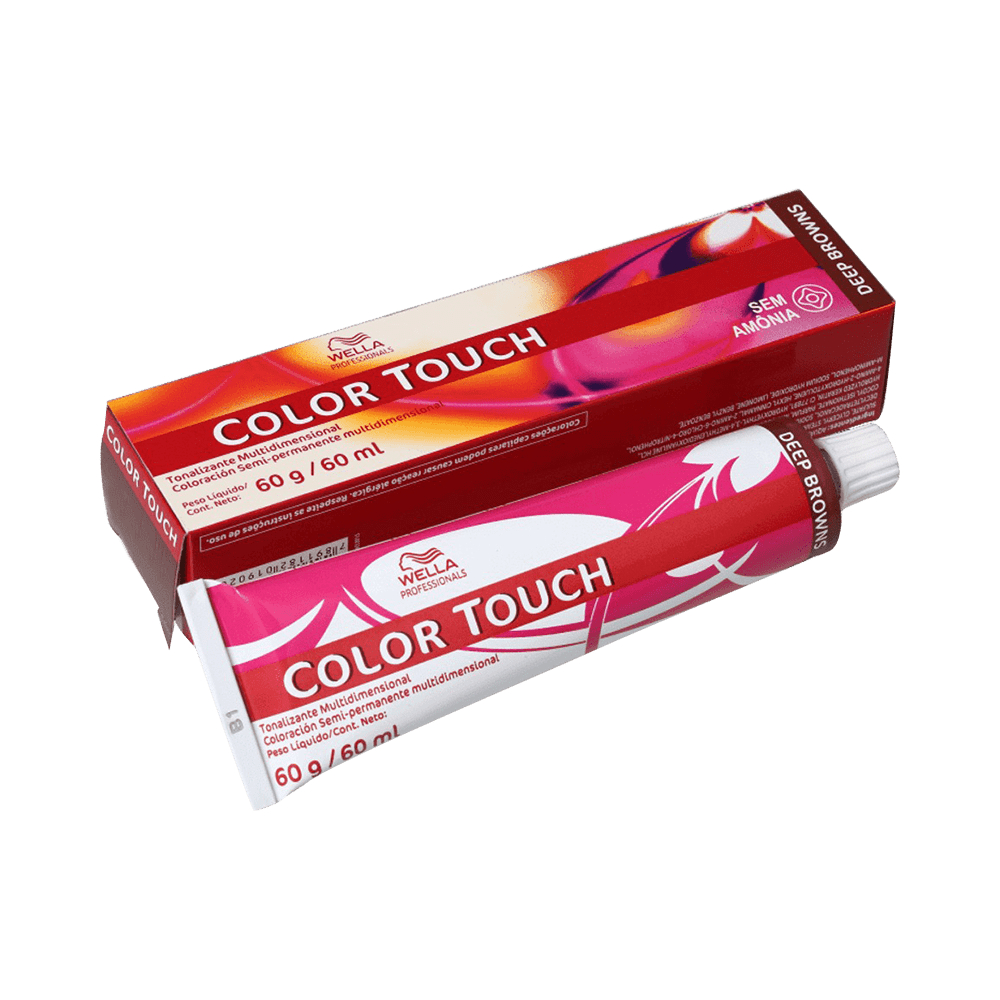 Tonalizante Wella Color Touch Deep Browns 7.7 Loiro Médio Marrom 60g ...