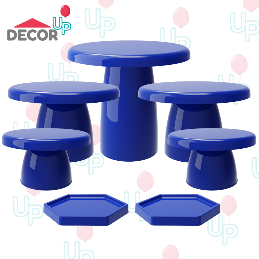 Kit 1 Boleira Cake Popi 18X17, 2 Boleira Cake Popi 18X12, 2 Mini Cake e ...