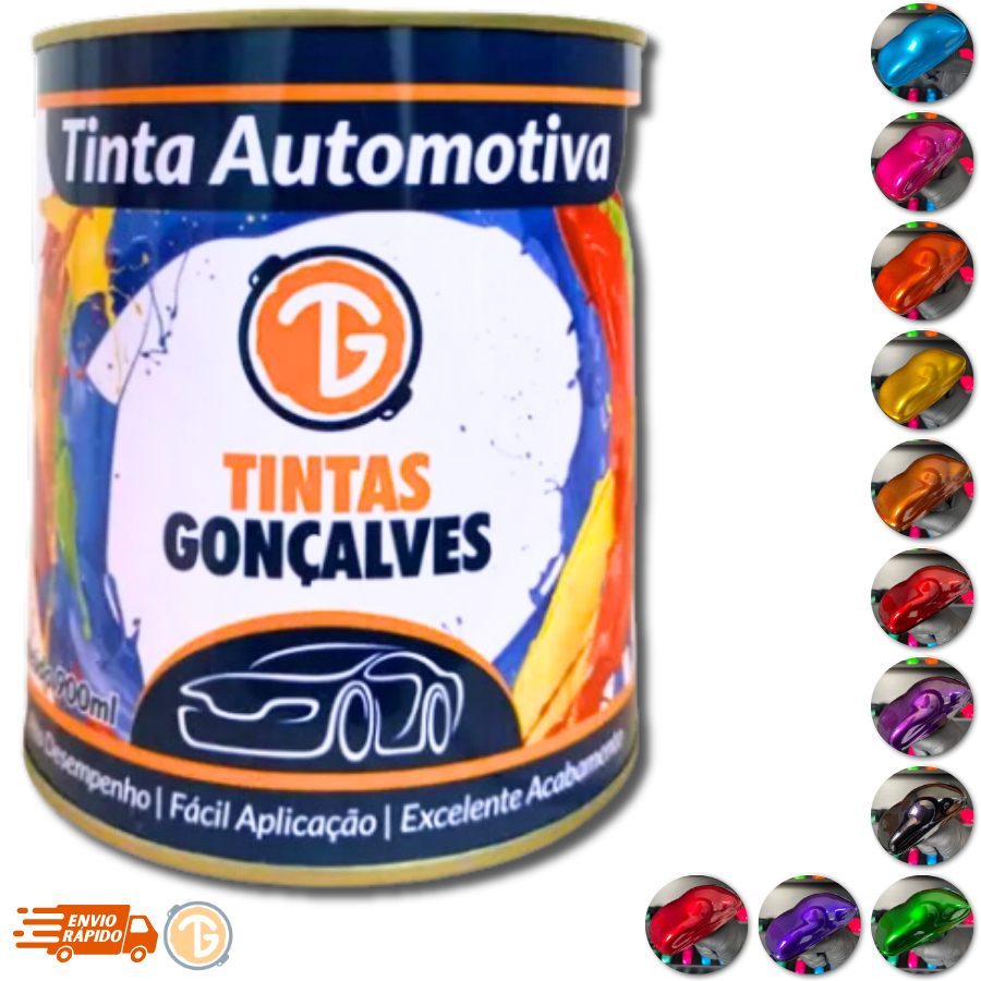 TINTA AUTOMOTIVA CANDY 900ml | Shopee Brasil