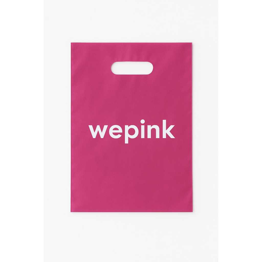Sacolas Plásticas Com Logo da Wepink 30x40 | Shopee Brasil