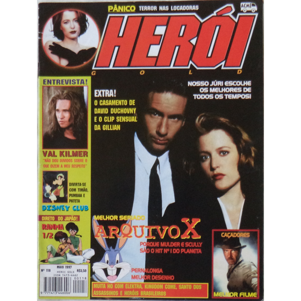 Revista Heroi Gold N° 118 Arquivo X | Shopee Brasil