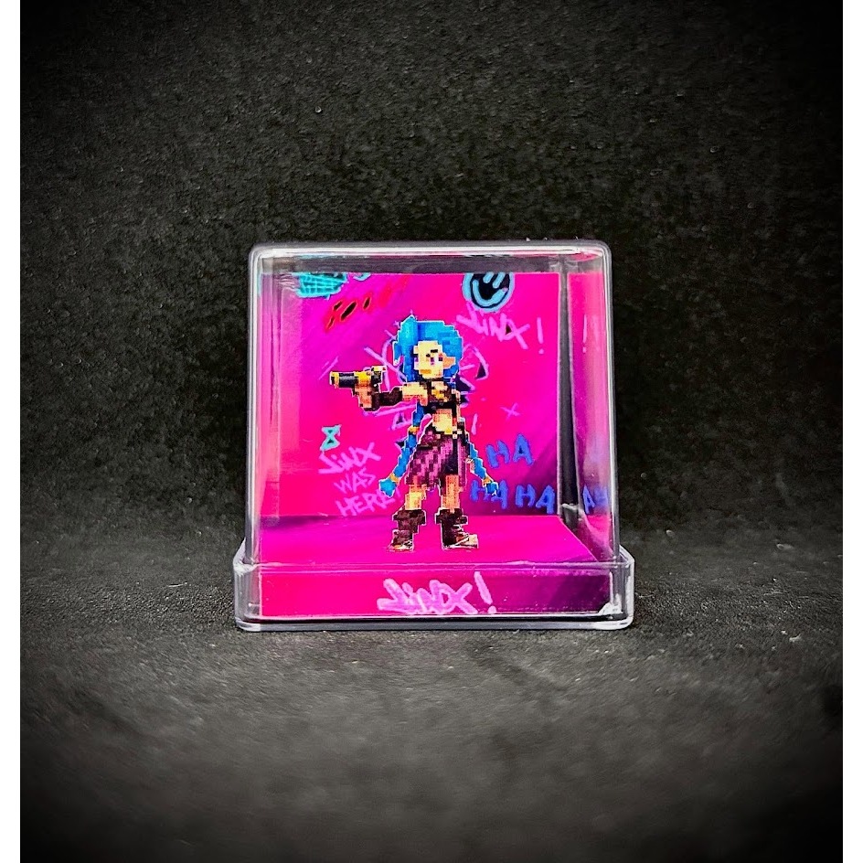 Mini Cubo Diorama Arcane Jinx e Vi | Shopee Brasil