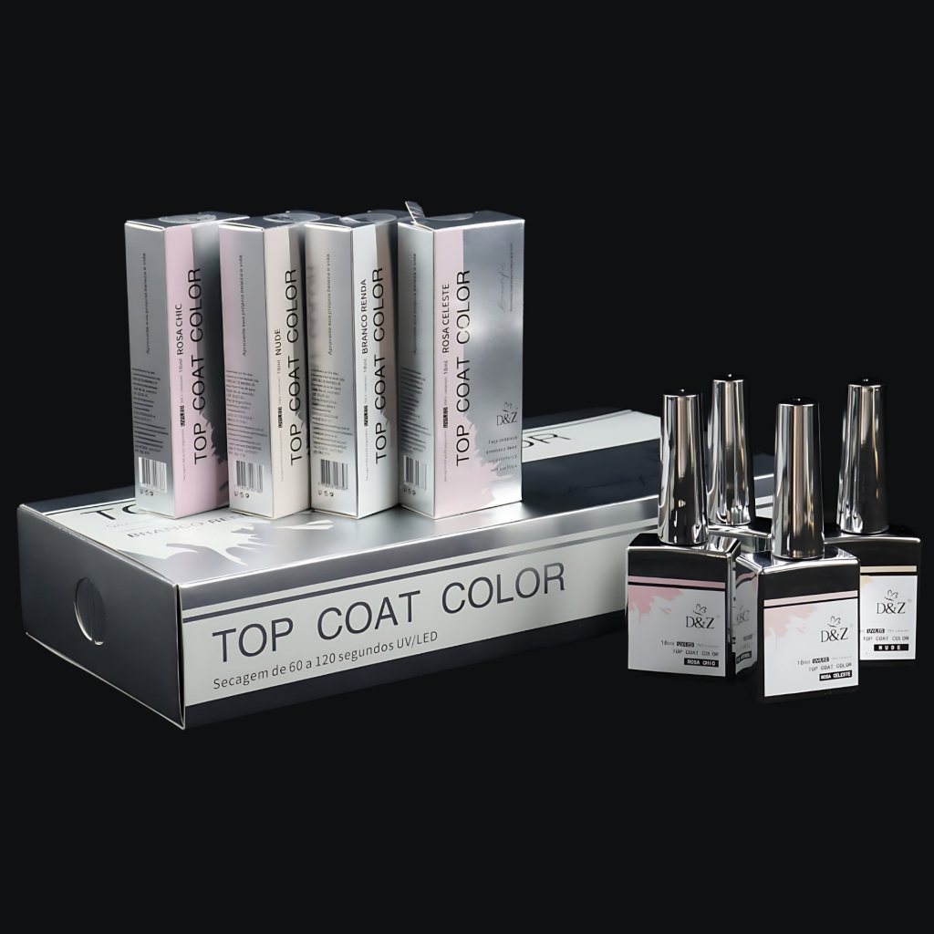 Top Coat Color D&Z 18ml - Secagem UV/Led | Shopee Brasil