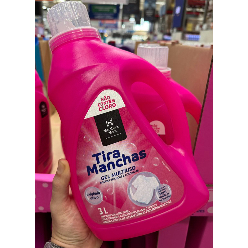 Tira Manchas Gel Multiuso 3L Poderoso e Prático Members Mark Sams Club ...