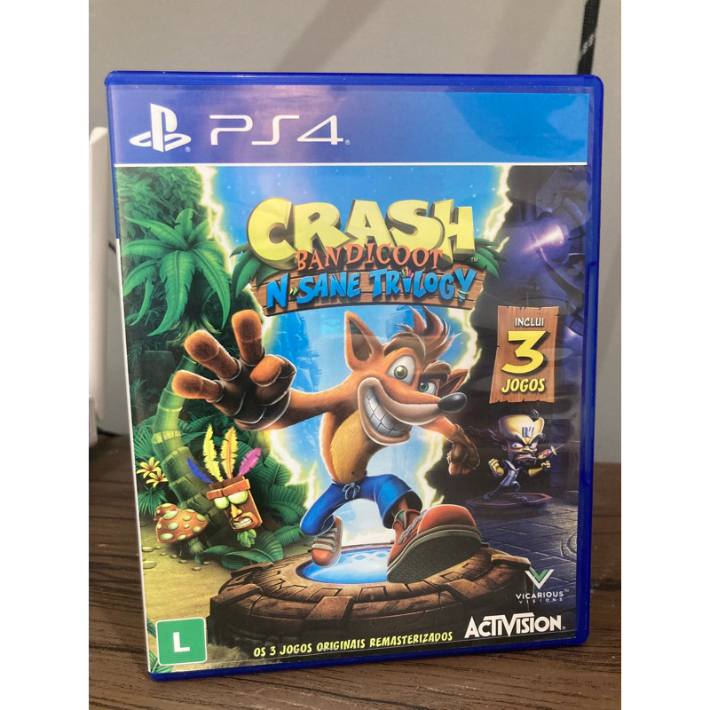 Jogo PS4 Crash Trilogia | Shopee Brasil