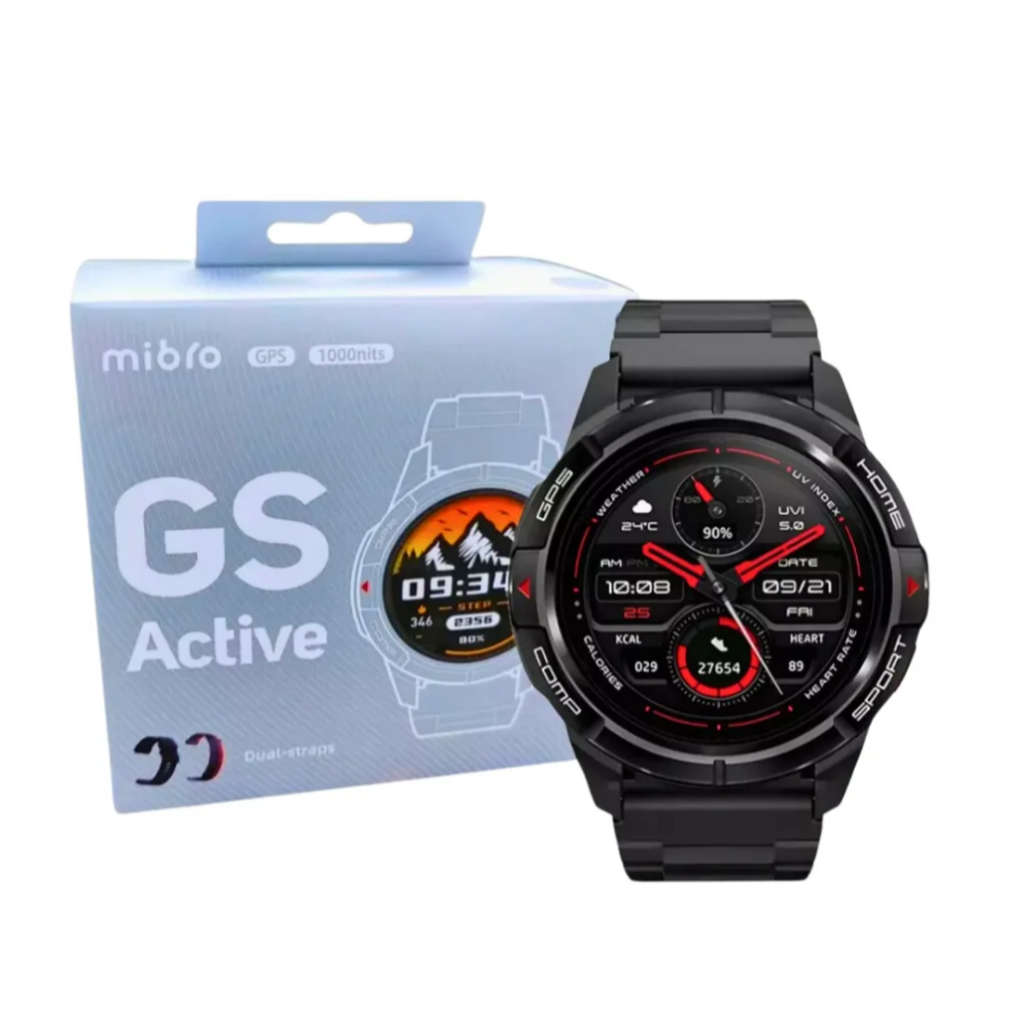 Smartwatch Bluetooth Tela Ultra Hd 1.3 Gps Mibro Gs Active | Shopee Brasil