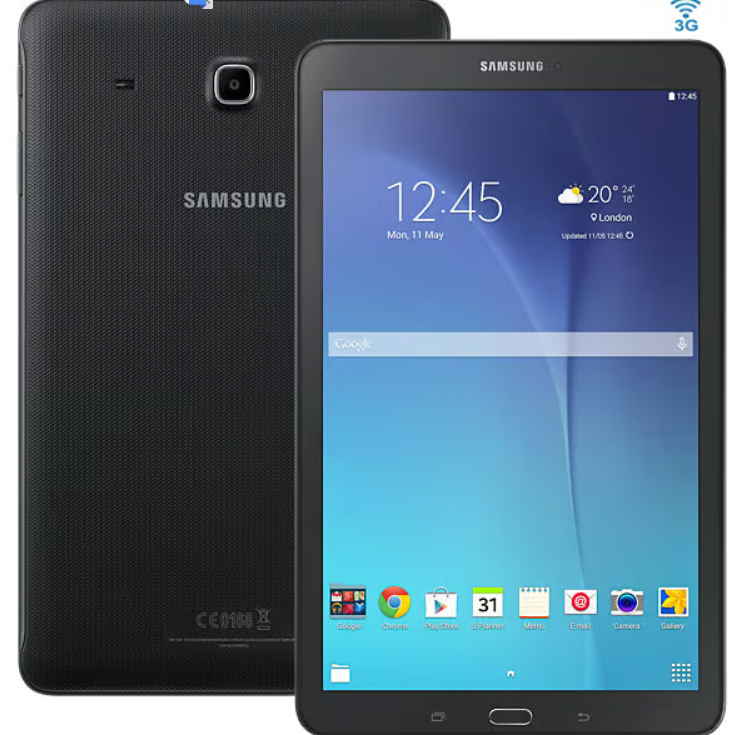 Tablet Samsung Galaxy TAB E T561M 3G - Tela 9.6", ANDROID, WI-FI, 8GB, QUAD-CORE - SM-T561M ...