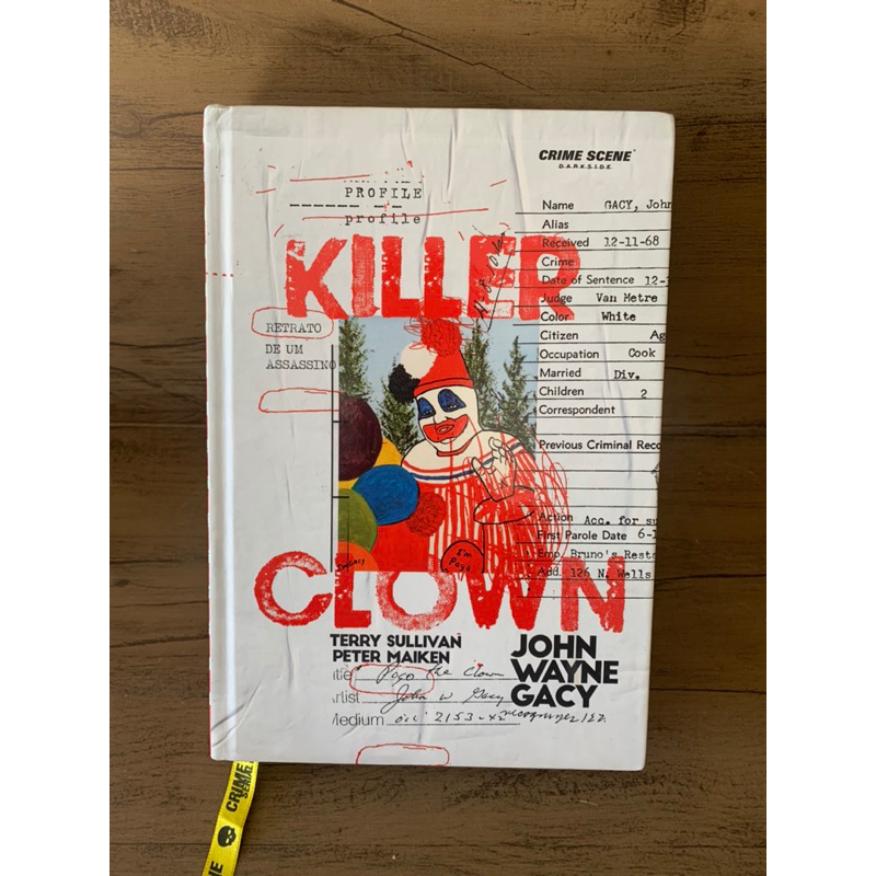 livro profile john wayne gacy killer clown darkside books | Shopee Brasil