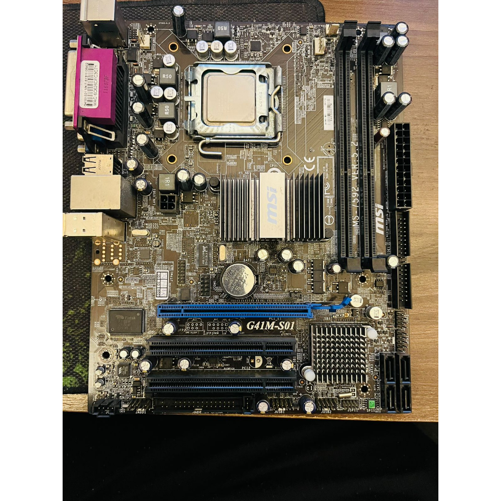 Placa Mãe Msi G41m-s01 Ms-7592 Ver 5.2 Ddr3 775 | Shopee Brasil