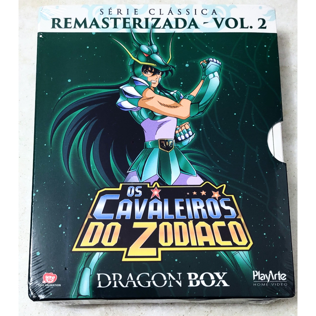 Blu-ray Os Cavaleiros Do Zodíaco Série Clássica Vol.2 Dragon Box (Original Lacrado) | Shopee Brasil