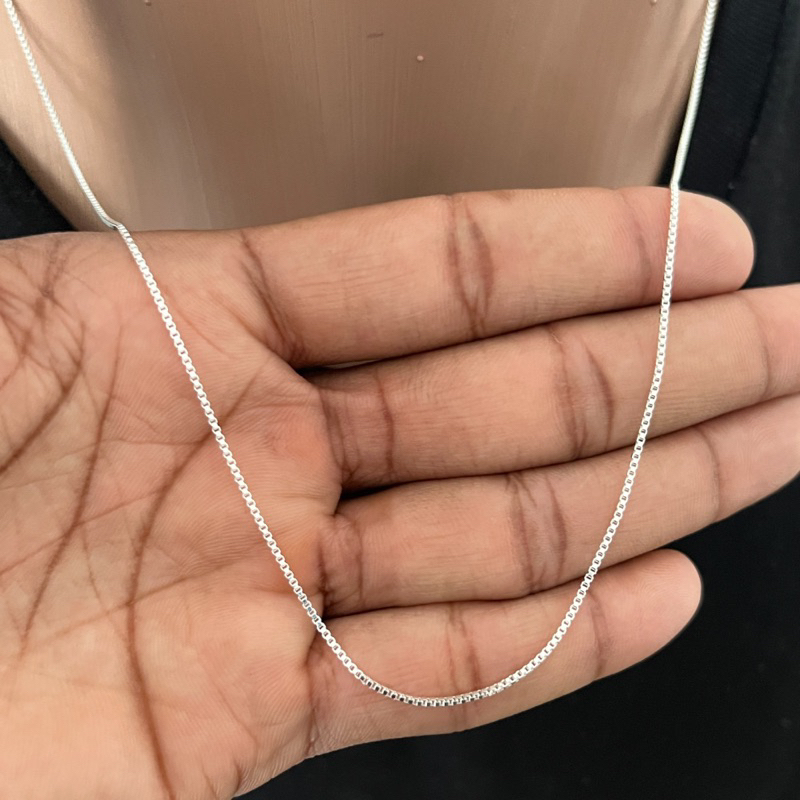 Corrente Correntinha Cordão Masculina Prata Fina Varios Modelos Banhados a 925 legítimo | Shopee ...
