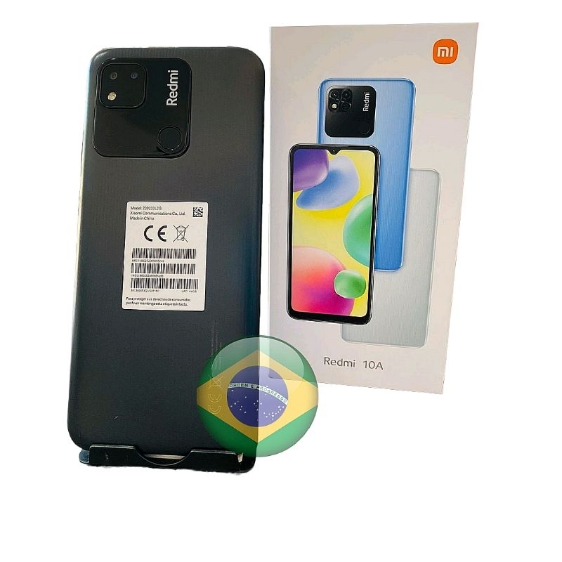 Smartphone Xiaomi Redmi 10A 3gb Ram 64gb Rom Dois Chips | Shopee Brasil