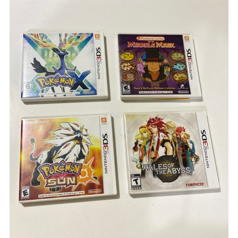 Jogos de Nintendo 3DS - (Pokemon Sun, X, Bravely Second, Miracle Mask, Super Smash Bros, The ...