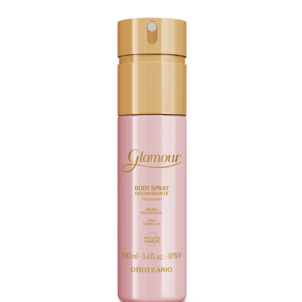 Desodorante Body Spray Glamour 100 ml | Shopee Brasil