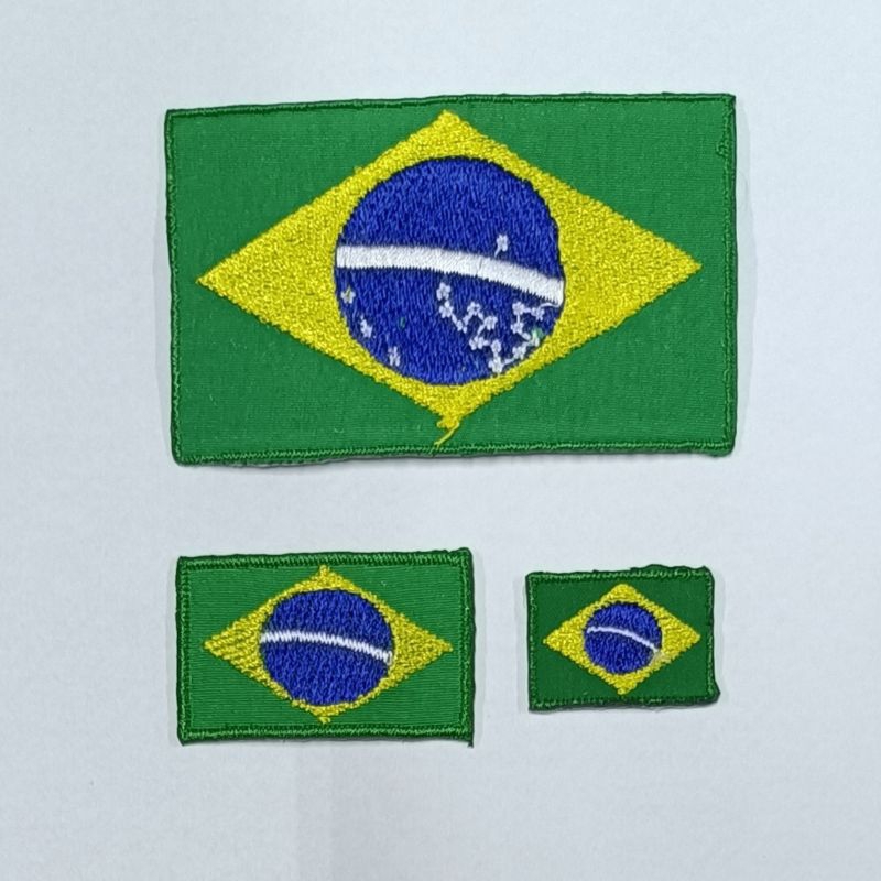 Adesivo Roupa Aplique Patch Bordado Termocolante Remendo Bandeira do ...