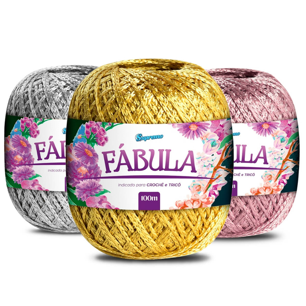 Fio Fábula (brilho) -Supremo 100m | Shopee Brasil