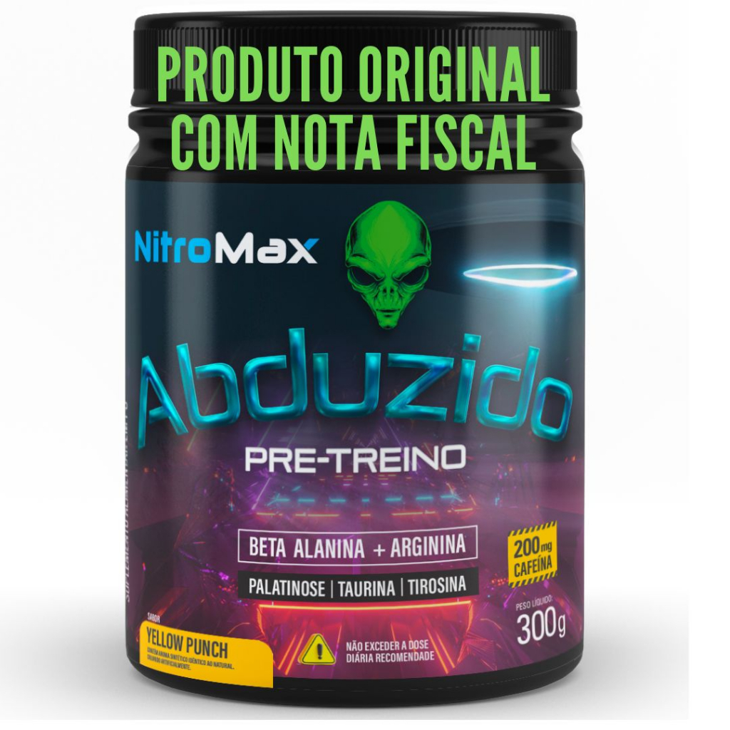 Pre Treino Abduzido 300gr Pre Workout Nitromax | Shopee Brasil
