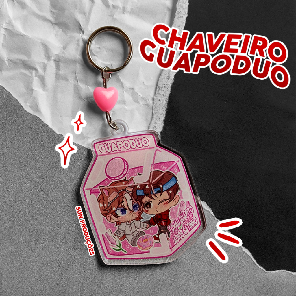 Chaveiro Guapoduo QSMP | Shopee Brasil