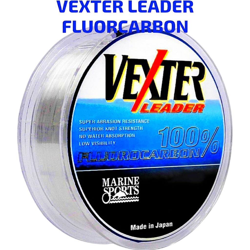 Linha Vexter Leader Fluorcarbono Marine Sports 50 Metros Varias Bitolas ...