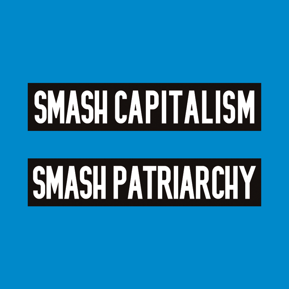 Adesivo Smash Capitalism Patriarchy capitalismo patriarcado | Shopee Brasil