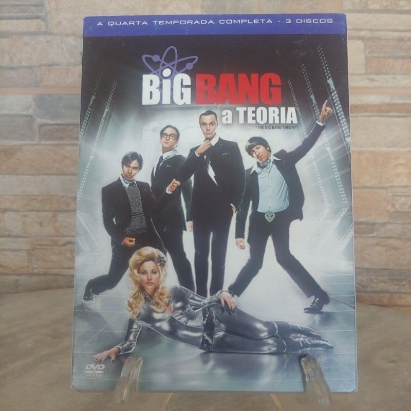 DVD the big bang theory. big bang a teoria. a quarta temporada original ...