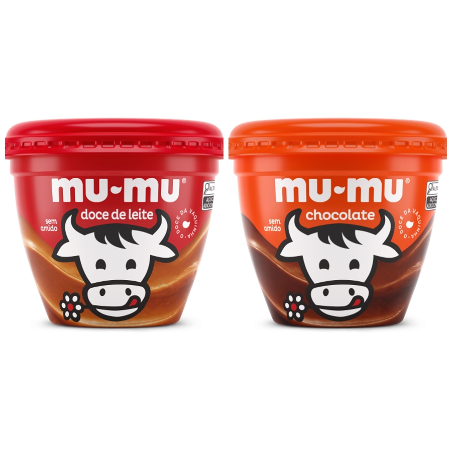 Kit 3 Doce de Leite Mumu 350g Neugebauer Sem Gluten Tradicional Chocolate | Shopee Brasil