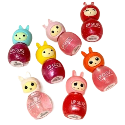 BRILHO - GLOSS LABIAL COM GLITTER INFANTIL 1 UNIDADE | Shopee Brasil