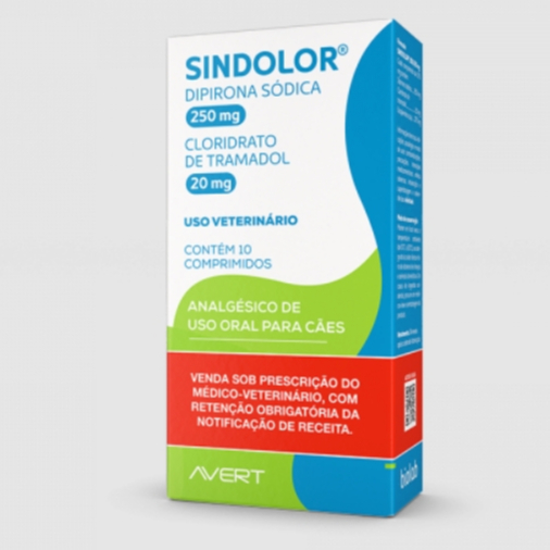 Sindolor 250mg/20mg Analgésico para Cães Avert | Shopee Brasil