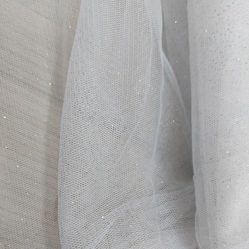Tecido Tule Branco com Brilho 1,0x1,40m | Shopee Brasil