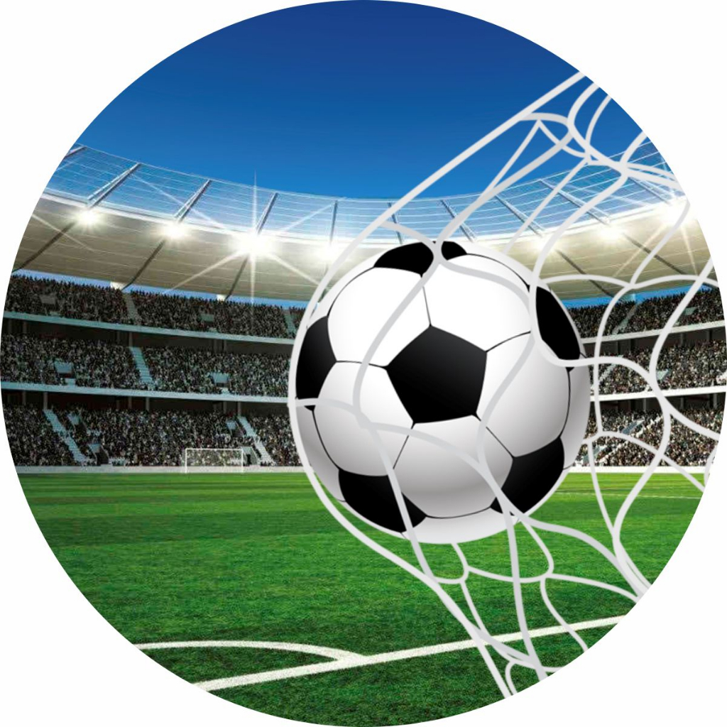 Painel Futebol Redondo Helanca Premium 150x150 C/ elástico | Shopee Brasil