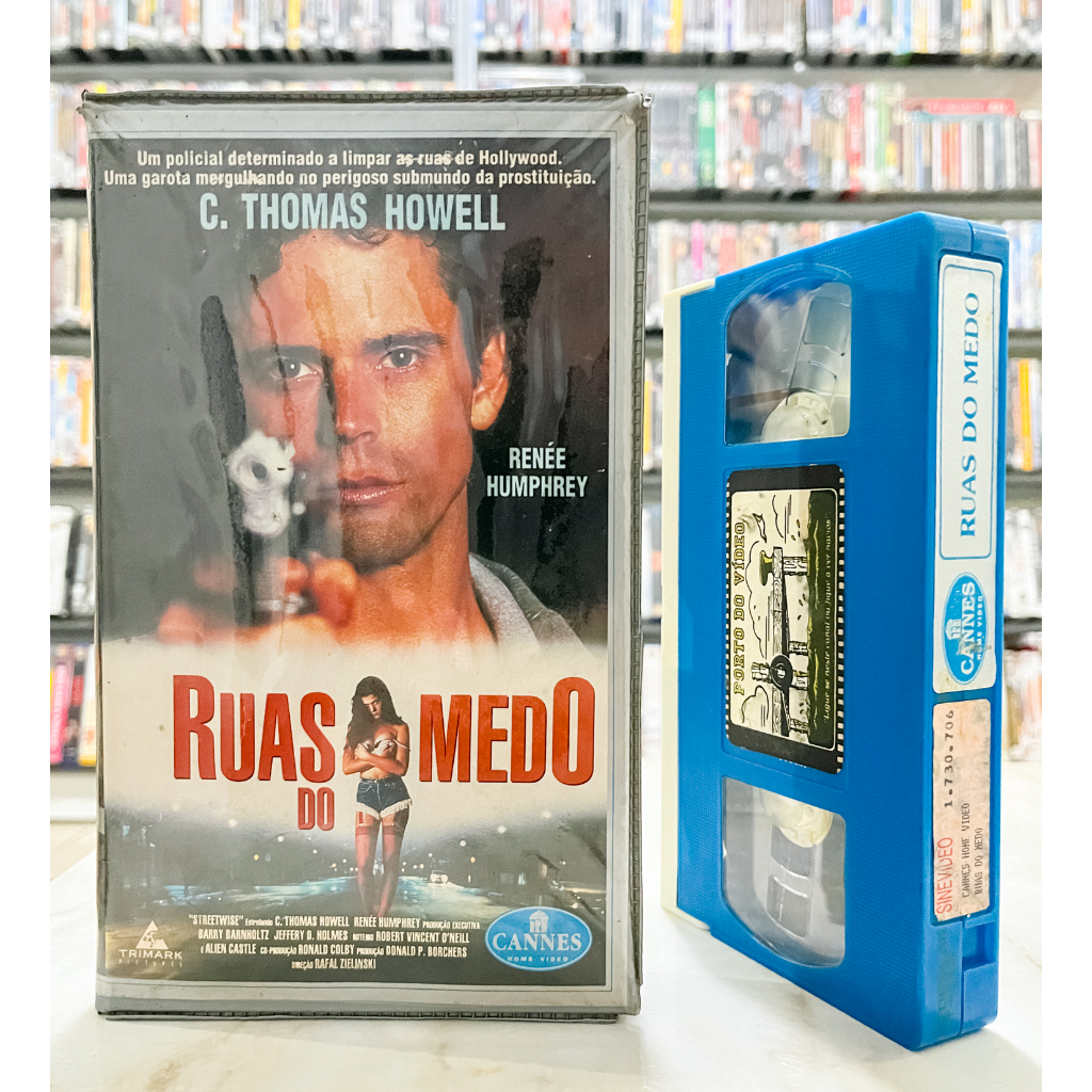 VHS Ruas Do Medo - LEGENDADO - C. Thomas Howell - Original - Fita Filme ...