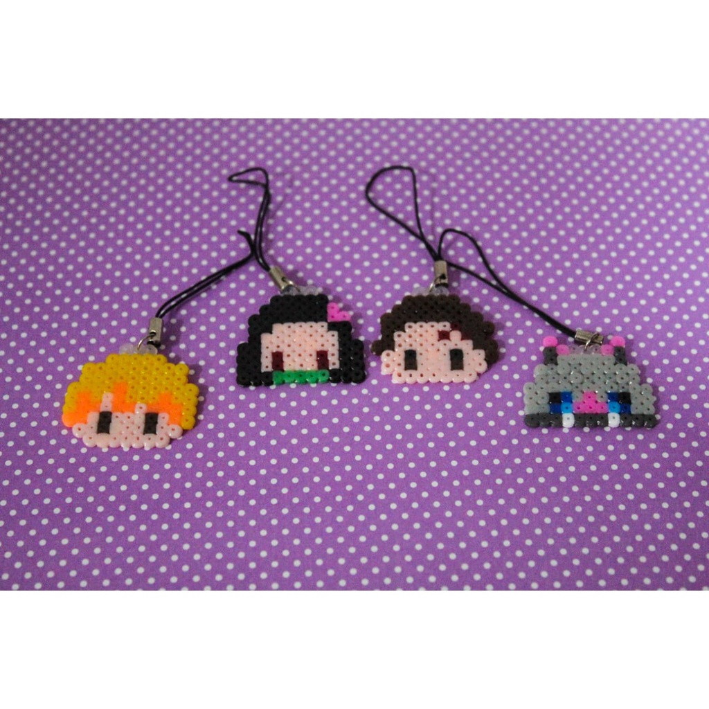 Pingente Demon Slayer Perler Beads 2.6mm | Shopee Brasil