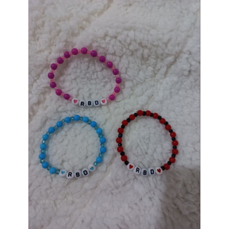 Pulseiras RBD / Rebelde / Soy Rebelde Tour (modelos coloridos) | Shopee ...