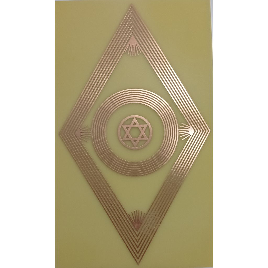 Placa, gráfico Justiça Divina, Pantaculo feitiço Miséria, Cura Oculta ...