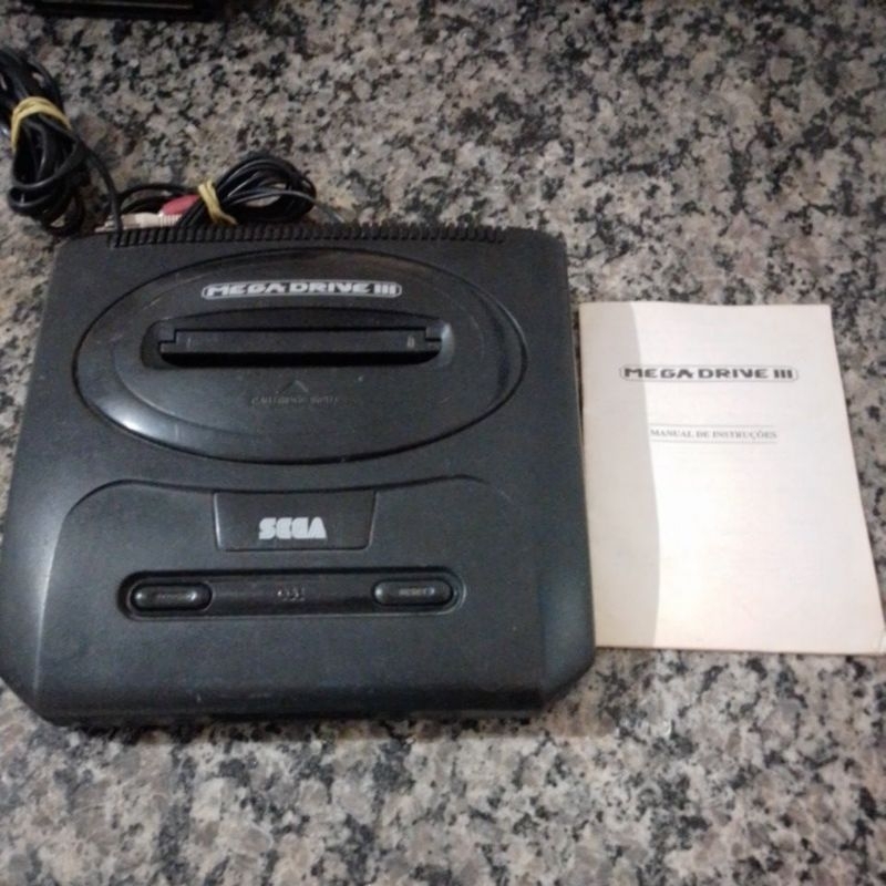 Mega Drive 3 Com Jogos Na Memória Funcionando Detalhe Descrição ...