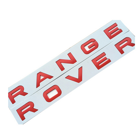 Emblema Letras Range Rover Sport Evoque Frente E Traseira Vermelho ...