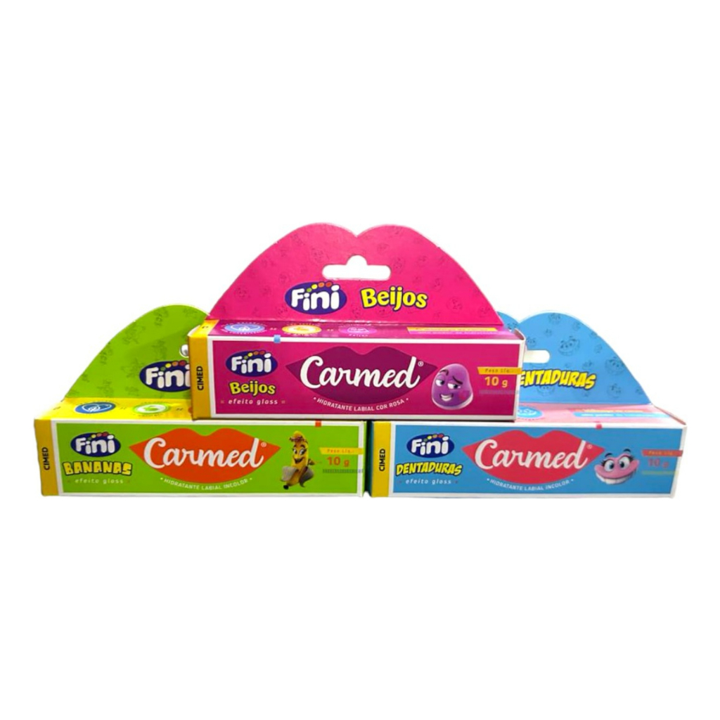 Carmed Fini Hidratante Labial Efeito Gloss ORIGINAL Cimed 10g | Shopee ...