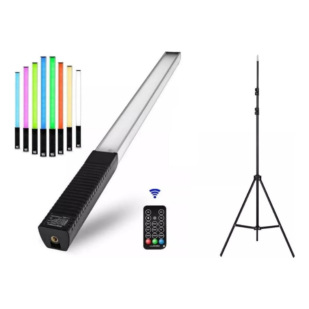 Bastão Led Rgb Luxceo Q508a Profissional + Tripé 2 Metros | Shopee Brasil