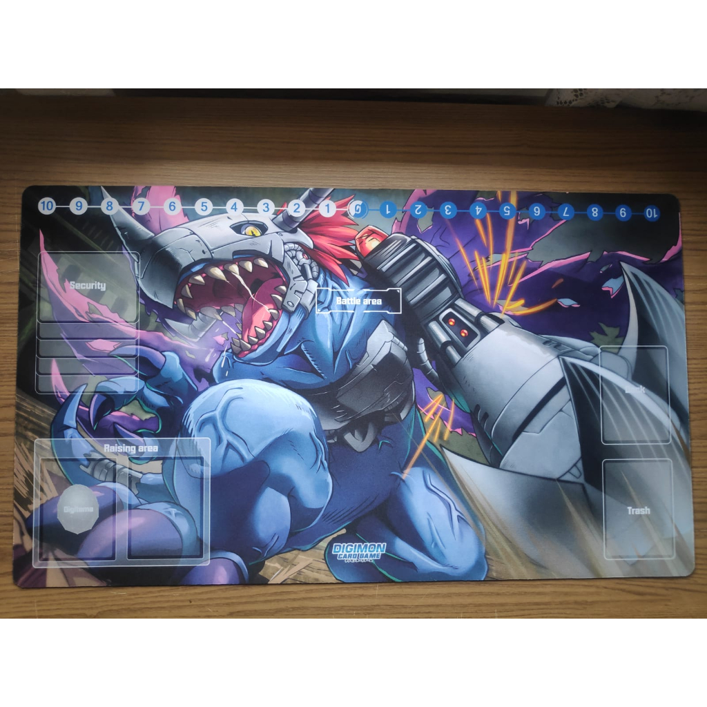 Playmat Digimon MetalGreymon - Digimon Card Game (TCG) | Shopee Brasil