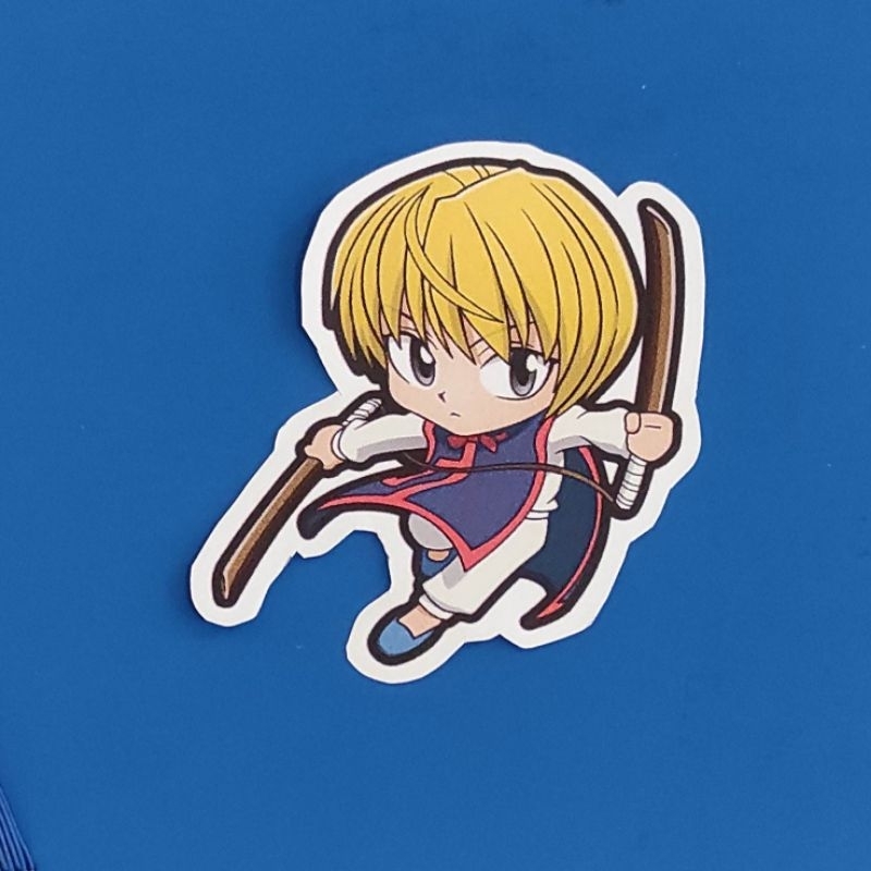 Stickers - HUNTER X HUNTER - KURAPIKA - ADESIVO E IMÃS | Shopee Brasil