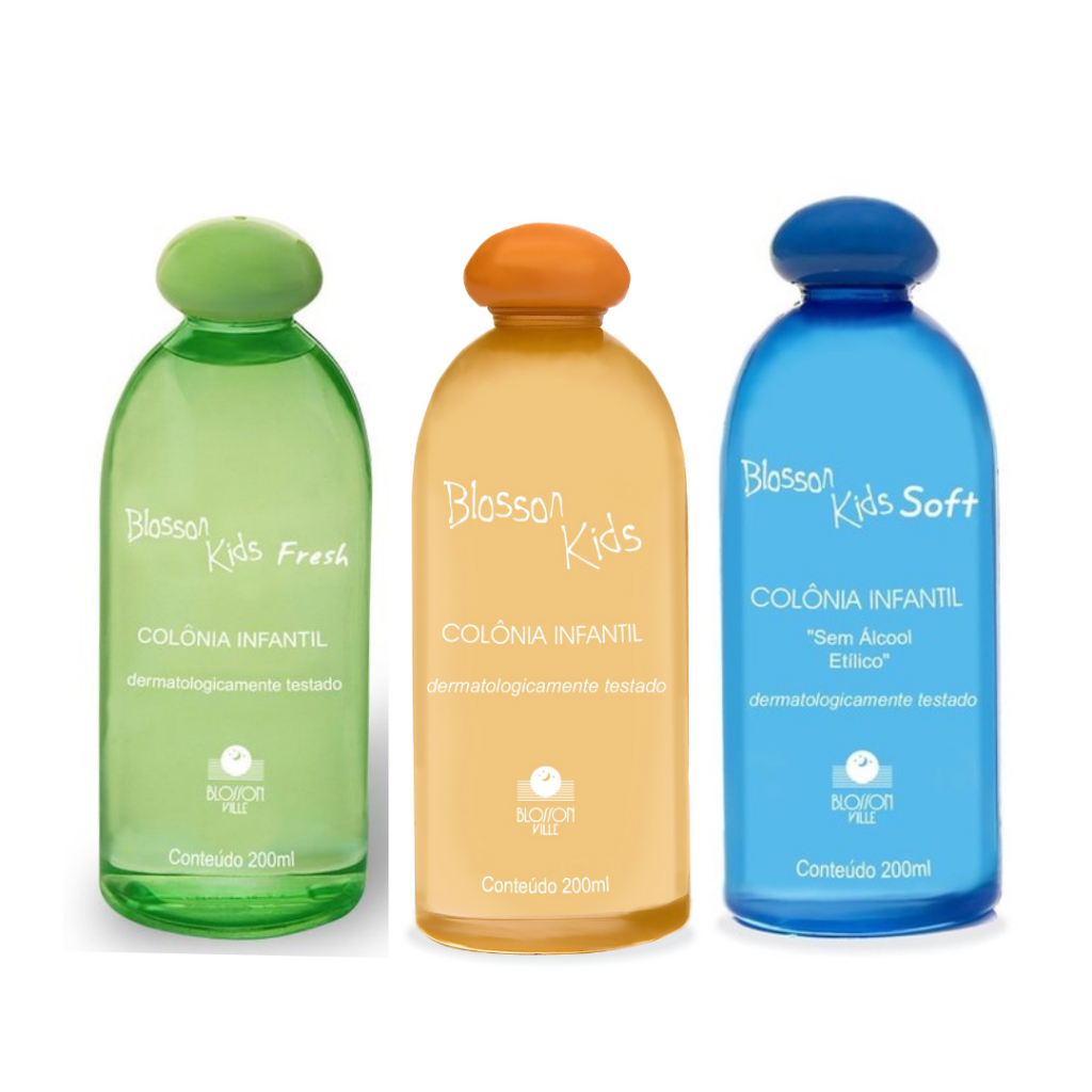 Blosson Kids Colônia Infantil Perfume Suave Para Criança Testado ...