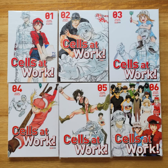 Cells at Work! 1 ao 6 - Coleção Mangá Completo Panini | Shopee Brasil