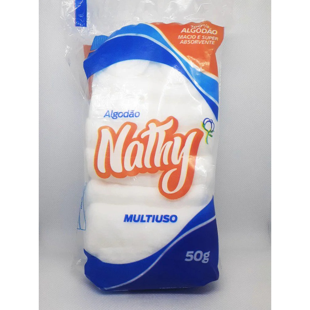 10 PACOTES DE ALGODAO MULTIUSO HID NATHY COM 50 GRAMAS | Shopee Brasil