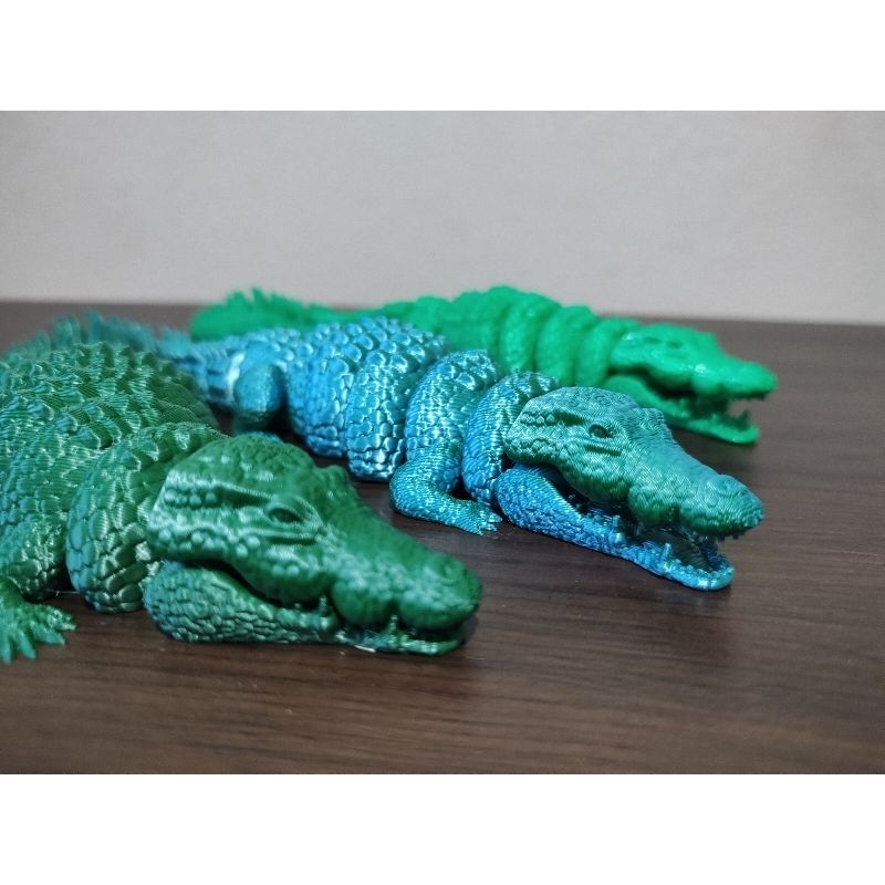 🐊 Jacaré articulado 29cm em impressão 3D. | Shopee Brasil