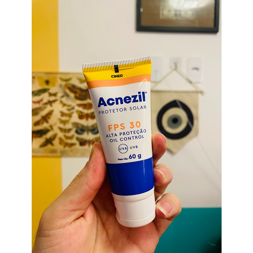 Acnezil - Protetor Solar FPS 30 UVA/UVB - 60g | Shopee Brasil
