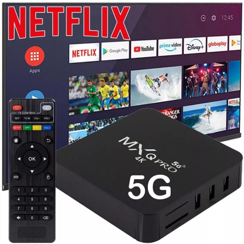 Aparelho Tv Box 5G modelo 4K | Shopee Brasil