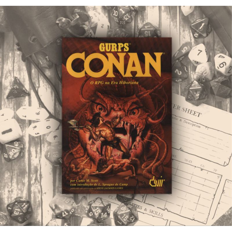 GURPS Conan 3ª Edição (Tamanho A5) | Shopee Brasil